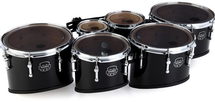 Mapex Quantum Mark II Classic Cut Marching Tenor Drum Sextet - 6/8/10 ...