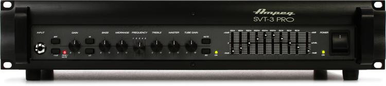 Ampeg SVT-3PRO 450-watt Tube Preamp Bass Head Reviews | Sweetwater