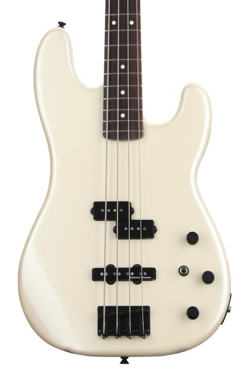 Fender Duff McKagan Precision Bass - Pearl White | Sweetwater