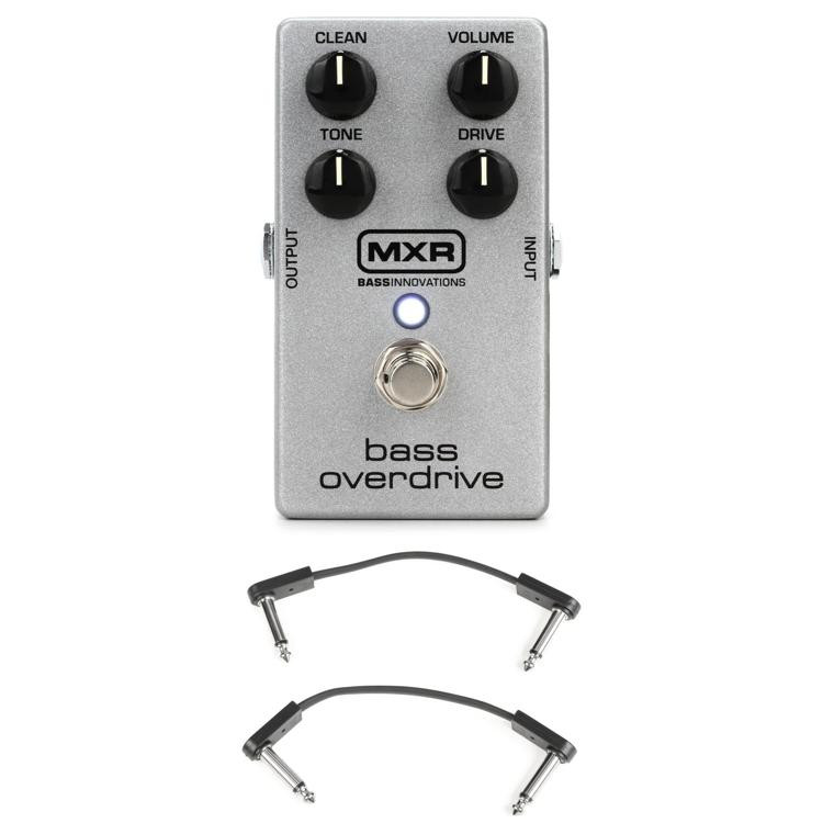 MXR M89 Bass Overdrive Pedal with 3 Patch Cables | Sweetwater