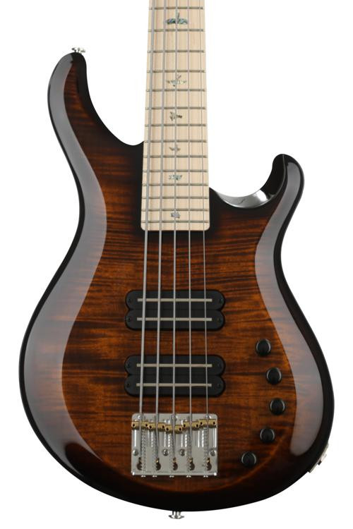 PRS Grainger 5-string Bass Guitar - Black Gold Burst with Maple ...