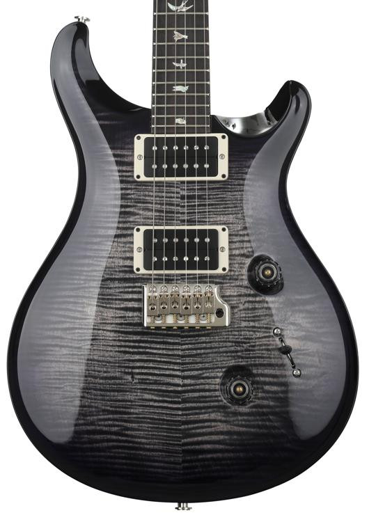 PRS Custom 24 - Charcoal Purple Wrap Burst w/ Pattern Regular Neck ...