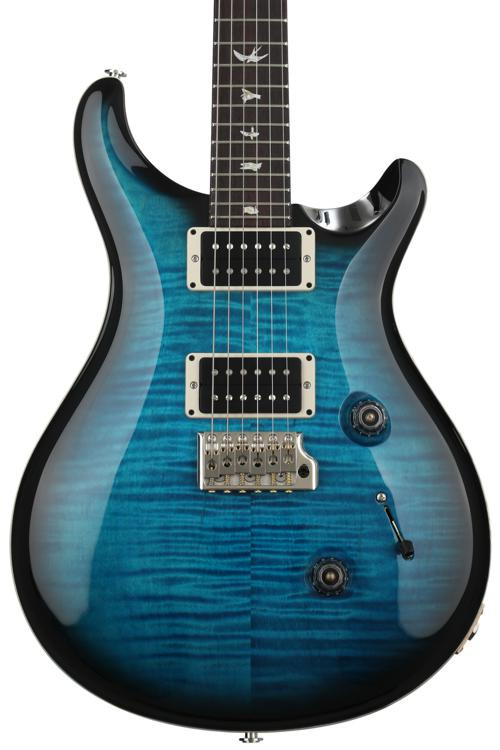 PRS Custom 24 - Blue Matteo Smokeburst w/ Pattern Regular Neck | Sweetwater