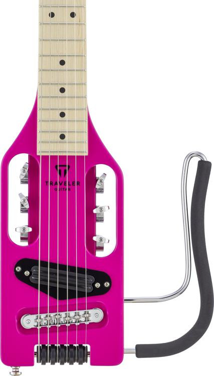 Traveler Guitar Ultra-Light Electric - Hot Pink | Sweetwater