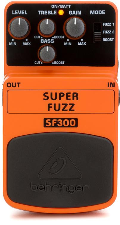 Behringer SF300 Super Fuzz Pedal Reviews | Sweetwater