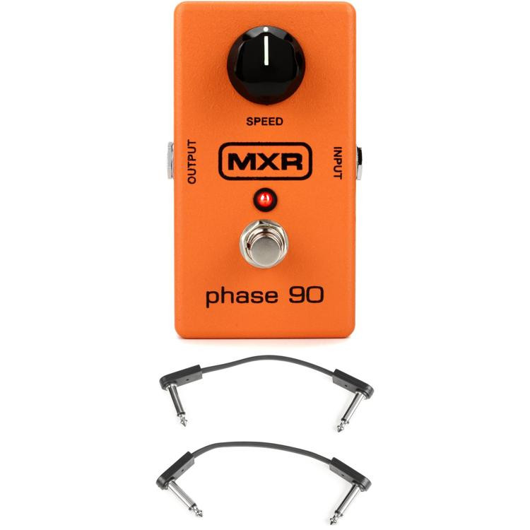 MXR M101 Phase 90 Phaser Pedal with 3 Patch Cables | Sweetwater