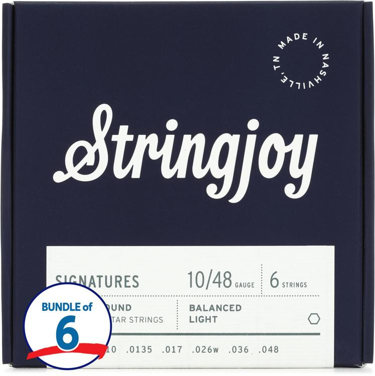 Stringjoy Signatures Nickel-wound Balanced Electric Guitar Strings ...