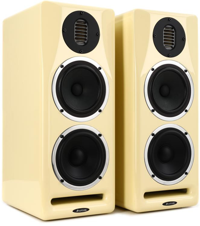 Avantone Pro Mix Tower 6.5" 3-way Powered Monitors - Creme | Sweetwater