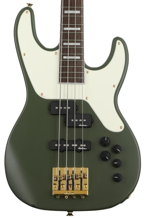 Jackson X Series Concert Bass CBXNT IV - Matte Army Drab with Indian ...