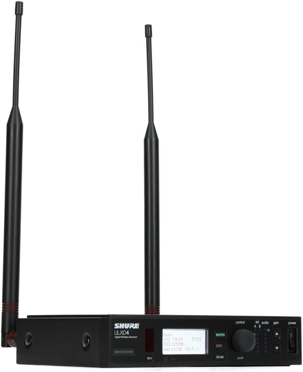 Shure ULXD4 Digital Wireless Receiver - J50A Band | Sweetwater