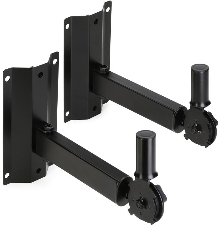 On-Stage SS7322B Adjustable Wall-Mount Speaker Brackets (pair) | Sweetwater