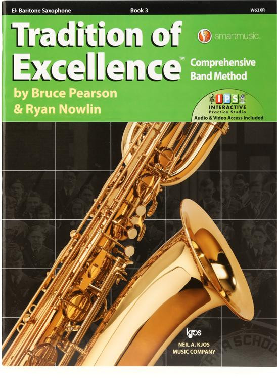 Kjos Tradition of Excellence Book 3 - Baritone Saxophone | Sweetwater