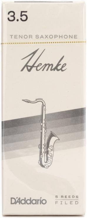 D'Addario RHKP5TSX350 - Frederick L. Hemke Tenor Saxophone Reeds - 3.5 ...