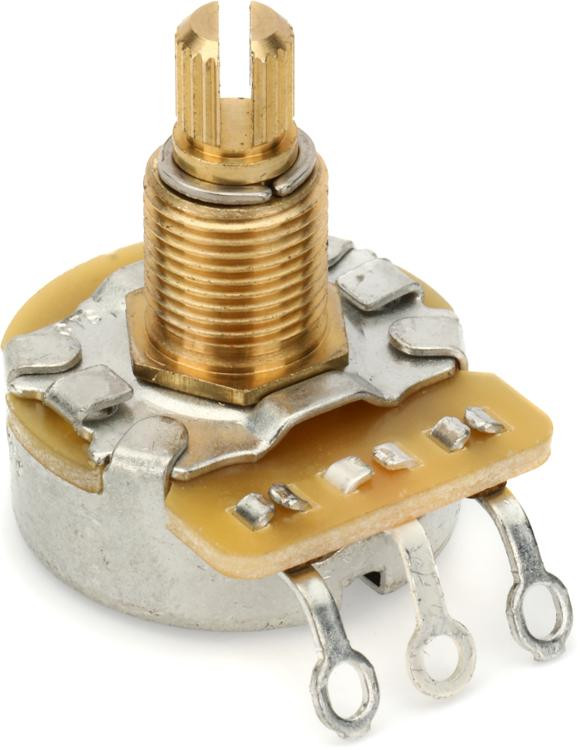 Gibson Accessories 500k ohm Audio Taper Potentiometer - Short Shaft ...