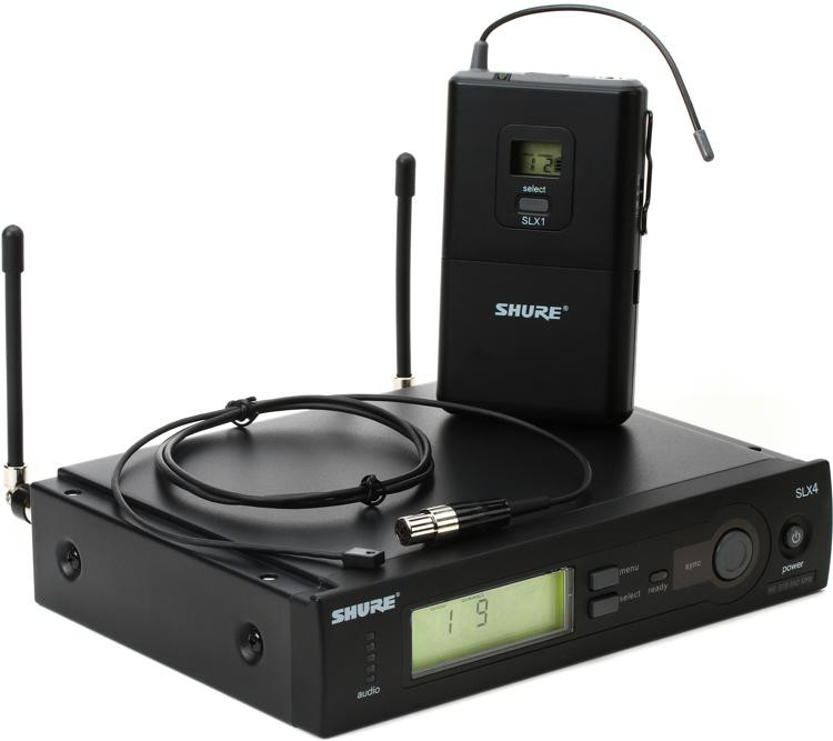 Shure SLX14/93 Wireless Lavalier Microphone System - H5 Band | Sweetwater