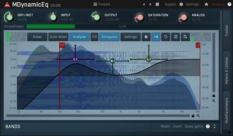 MeldaProduction MDynamicEq Dynamic EQ Plug-in | Sweetwater