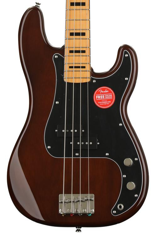 Squier Classic Vibe '70s Precision Bass - Walnut | Sweetwater