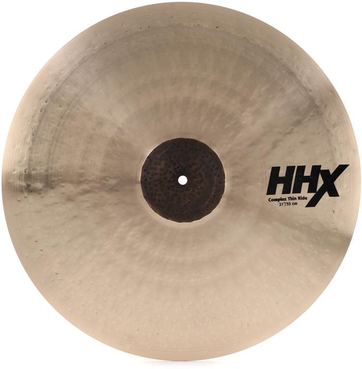 Sabian 21 inch HHX Complex Thin Ride Cymbal | Sweetwater
