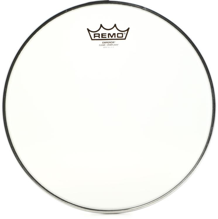 Remo Emperor Clear Crimplock Tenor Drumhead - 12-inch | Sweetwater