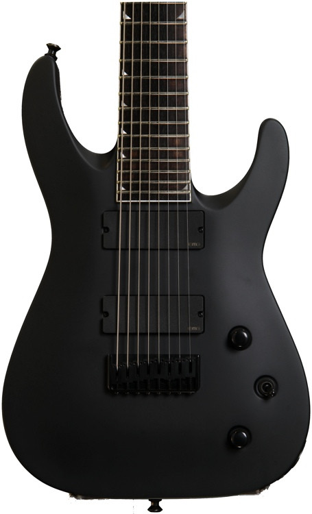 Jackson X Series Archtop Soloist 8 String - Matte Black | Sweetwater