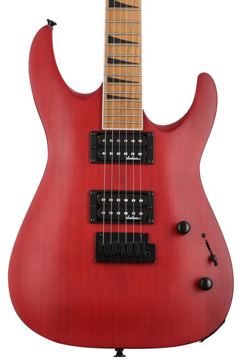 Jackson JS Series Dinky Arch Top JS24 DKAM Electric Guitar - Red Stain ...