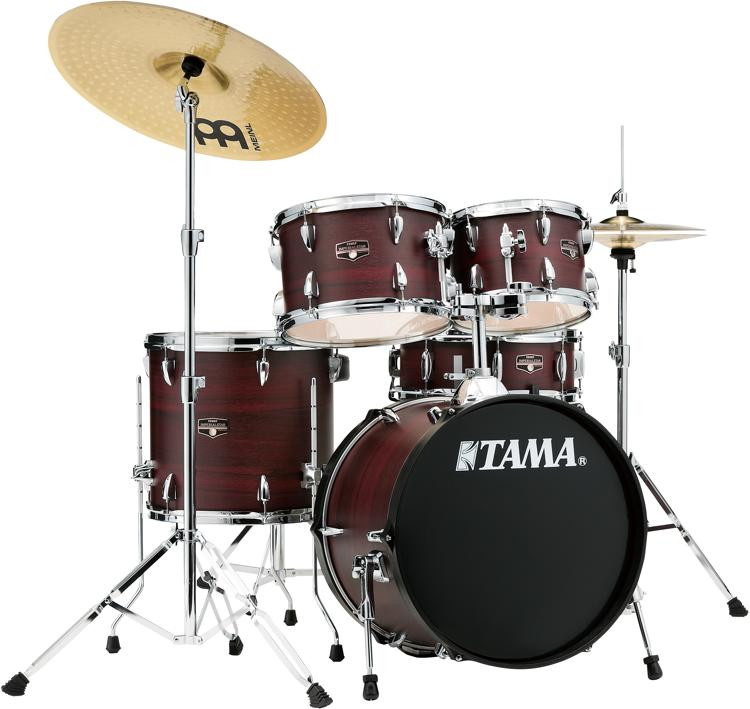 Tama Imperialstar IE58C 5-piece Complete Drum Set with Snare Drum and ...