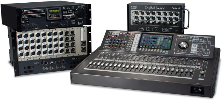 Roland M-480 V-Mixer, Snake, and Recorder Bundle | Sweetwater