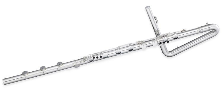 Pearl Flutes PFC905/ST Contrabass Flute with Tripod Folding Stand ...