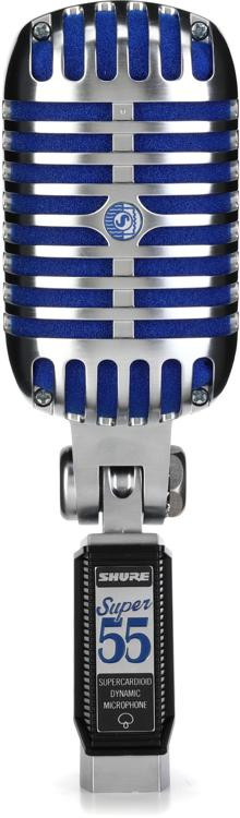 Shure Super 55 Deluxe Supercardioid Dynamic Vocal Microphone Reviews ...