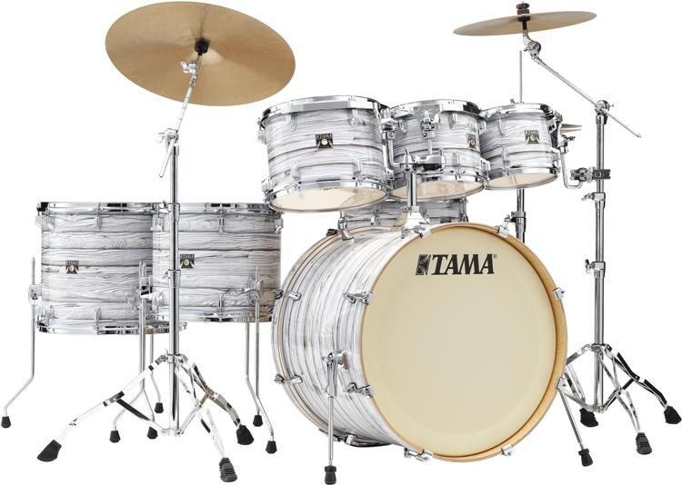 Tama Superstar Classic 7-piece Shell Pack with Snare Drum - Ice Ash ...