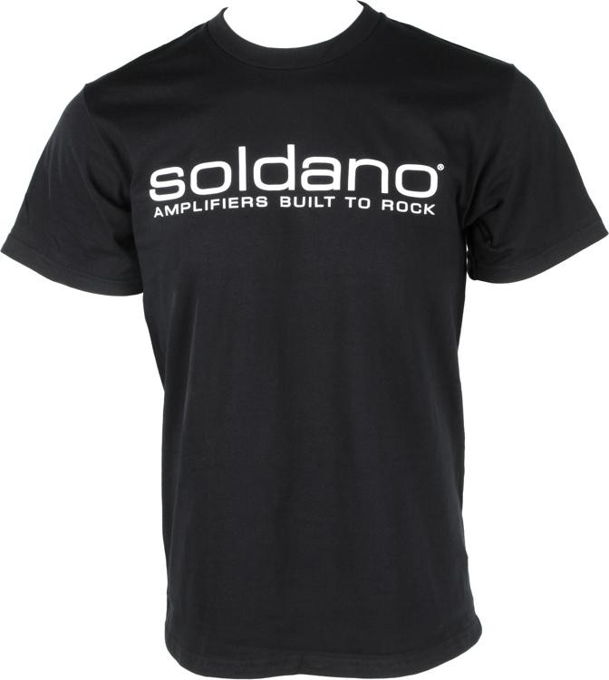 Soldano "Amplifiers Built To Rock" T-shirt - Large | Sweetwater