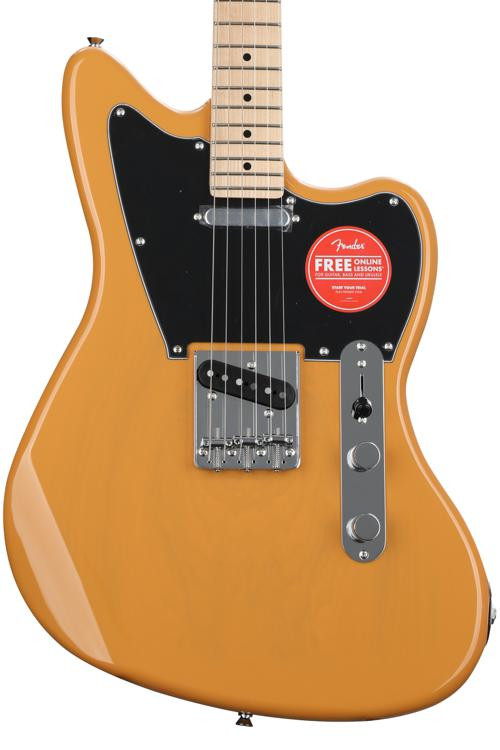 Squier Paranormal Offset Telecaster - Butterscotch Blonde with Black ...