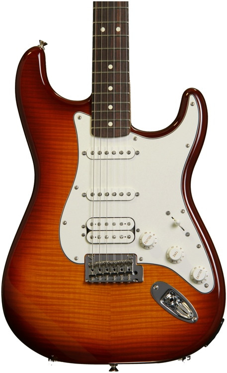 Fender Deluxe Strat Plus HSS iOS - Tobacco Sunburst | Sweetwater