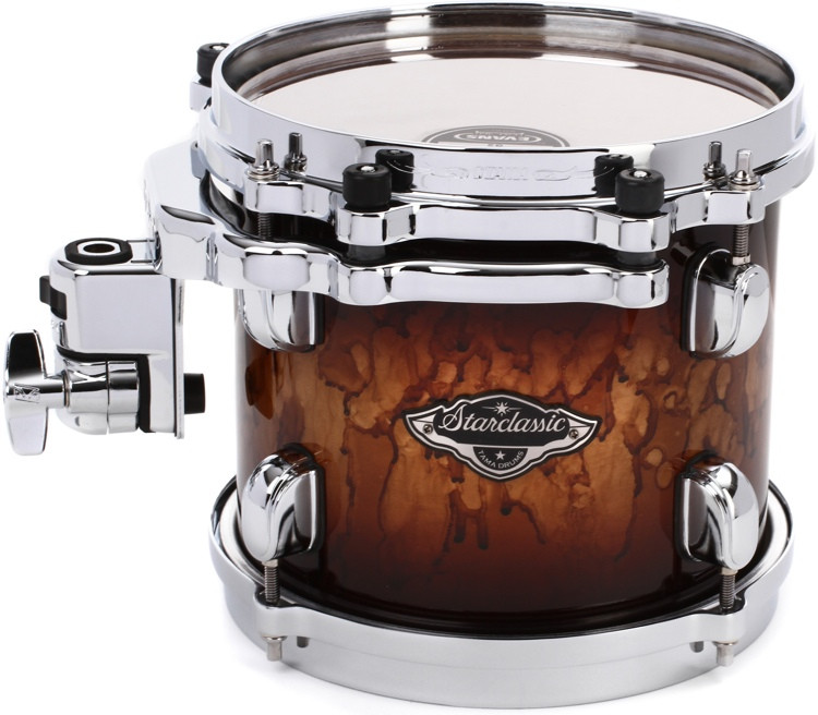 Tama Starclassic Performer B/B Lacquer 8"x7" Rack Tom - Molten Brown ...