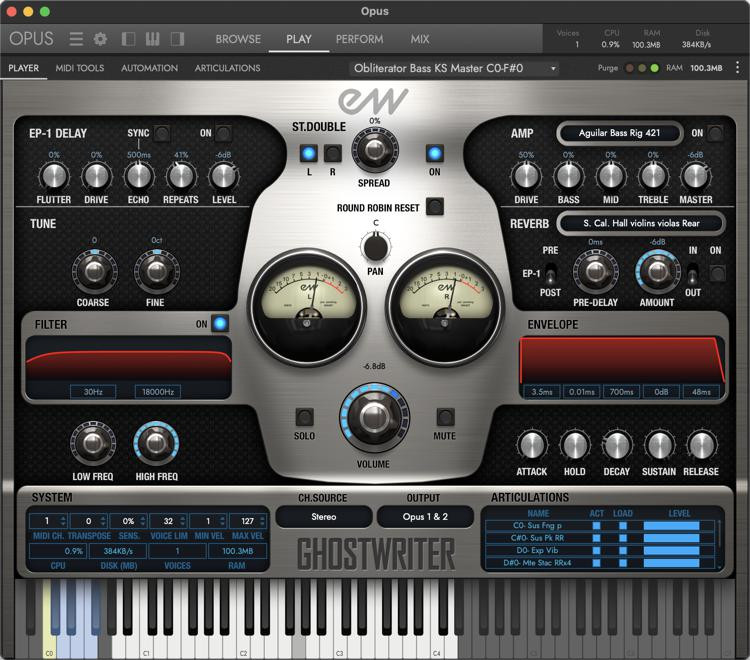 EastWest Steven Wilson's Ghostwriter | Sweetwater