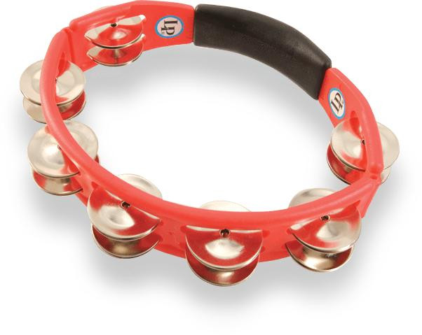 Latin Percussion Cyclops Handheld Tambourine - Red with Steel Jingles ...