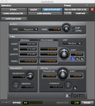 Avid X-Form Plug-in | Sweetwater