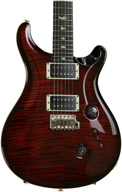 PRS Custom 24 Artist Package - Fire Red Burst, Stained Figured Maple ...