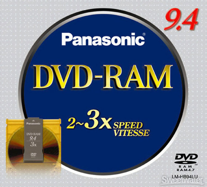 Panasonic Media DVD RAM Media | Sweetwater