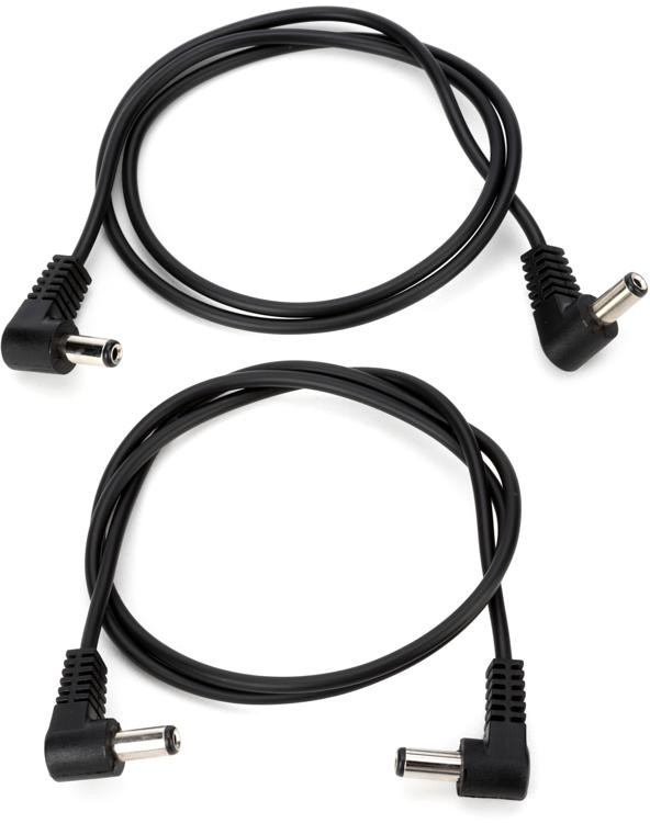 Voodoo Lab 2.1mm Pedal Power Cable - 24" Ang-Ang 2-pk | Sweetwater