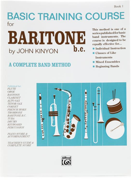 Alfred Music John Kinyon's Basic Training Course - Baritone BC, Book 1 ...