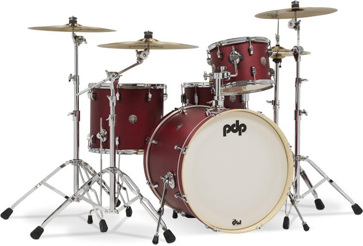 PDP Spectrum Series 4-piece Shell Pack - Red | Sweetwater