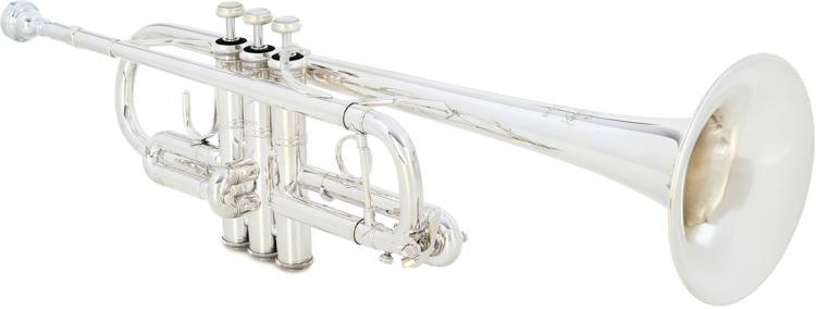 Bach C190 Stradivarius Professional C Trumpet - Silver-plated with 229 ...