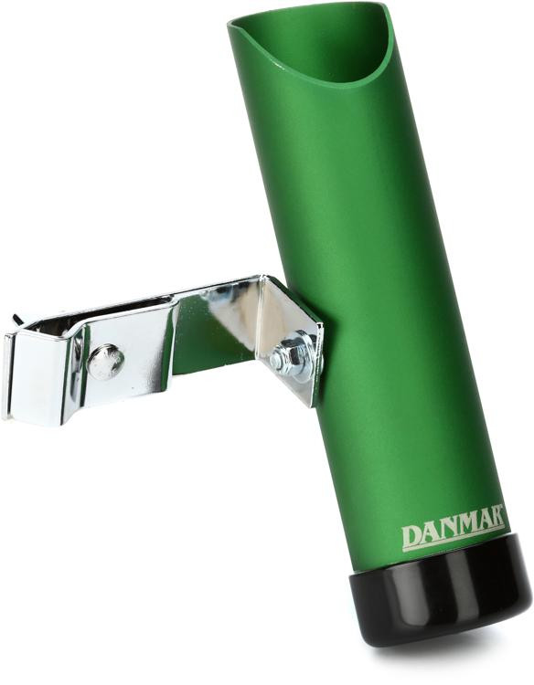 Danmar Anodized Aluminum Stick Holder - Green | Sweetwater
