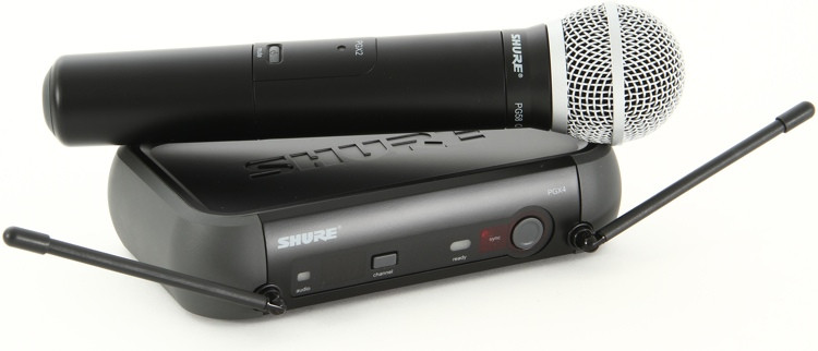 Shure PGX24/PG58 Handheld Wireless System | Sweetwater