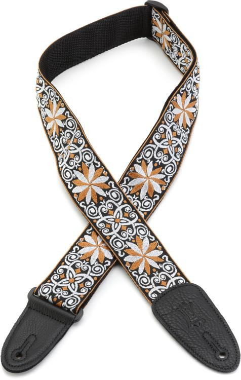 Levy's M8 2 inch Jacquard Weave '60s Hootenanny Guitar Strap - Pattern ...