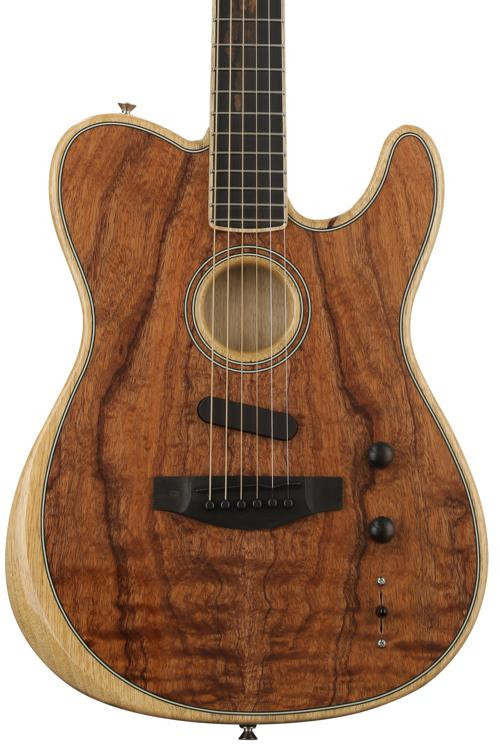 Fender Limited Edition Acoustasonic Telecaster - Koa | Sweetwater