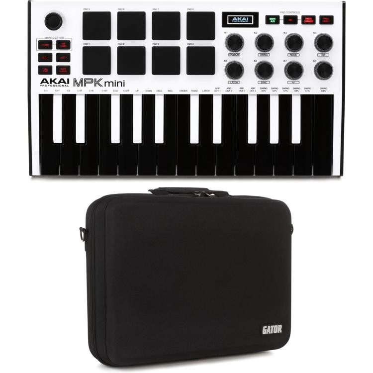 Akai Professional MPK Mini MK III Limited Edition White 25-key Keyboard ...