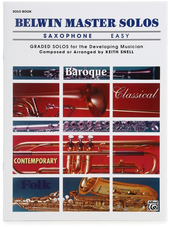 Alfred Music Belwin Master Solos, Volume 1: Alto Saxophone - Easy ...