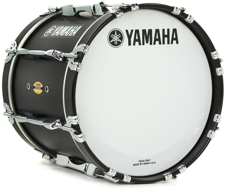 Yamaha 8300 Field-Corps Series 16 inch Marching Bass Drum - Black Forest | Sweetwater